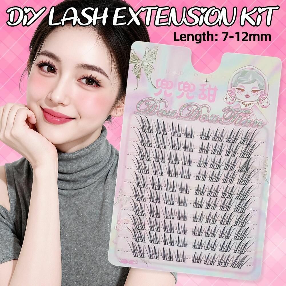 Ресницы накладные, самоклеющиеся, лисий эффект