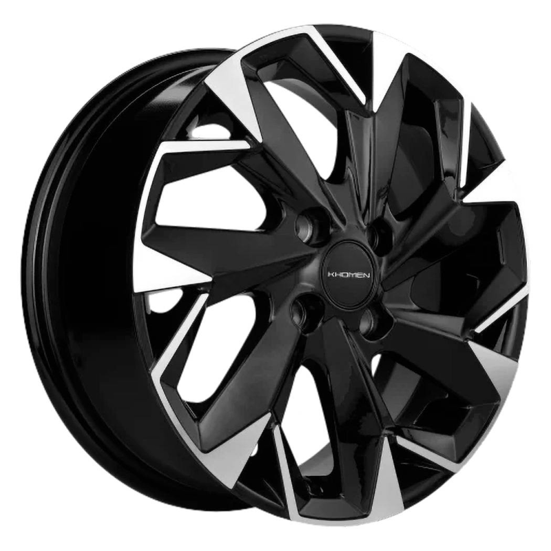 Диск колесный Khomen Wheels KHW1508 (Lada Granta) 6,0x15 4x98 Dia58.6 ET35 цвет Black-FP