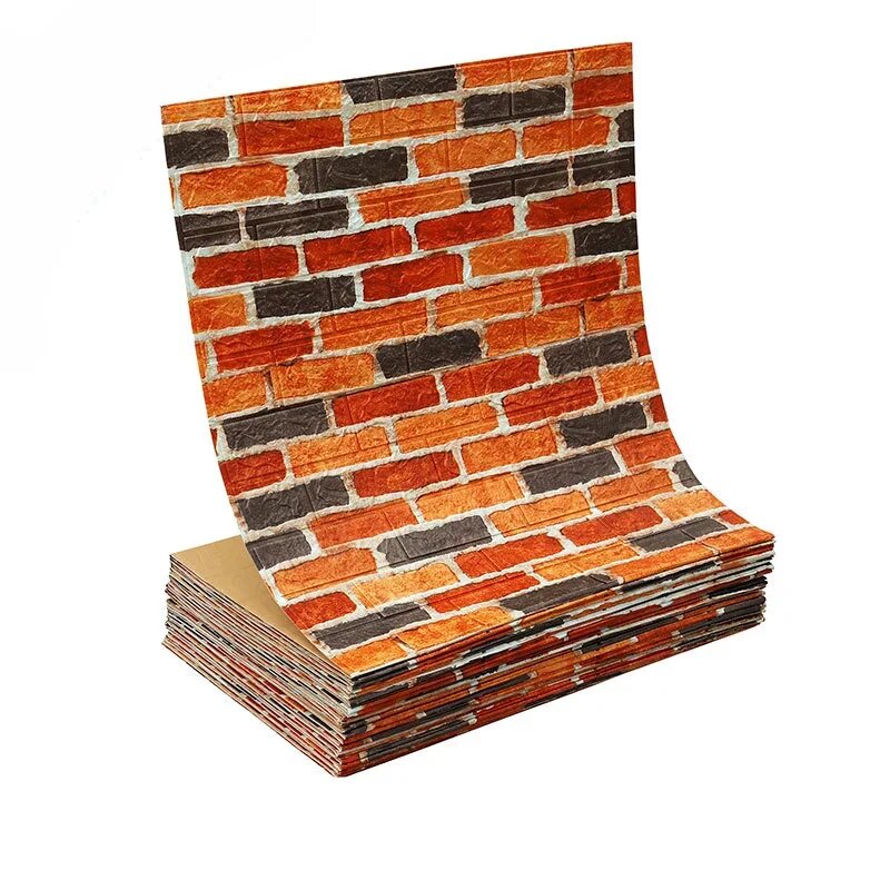 3D-обои кирпич, цвет 3, 70х300 см