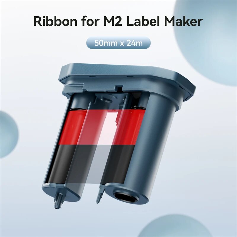 Этикетки NIIMBOT M2 для принтера M2 Ribbon-Black Red