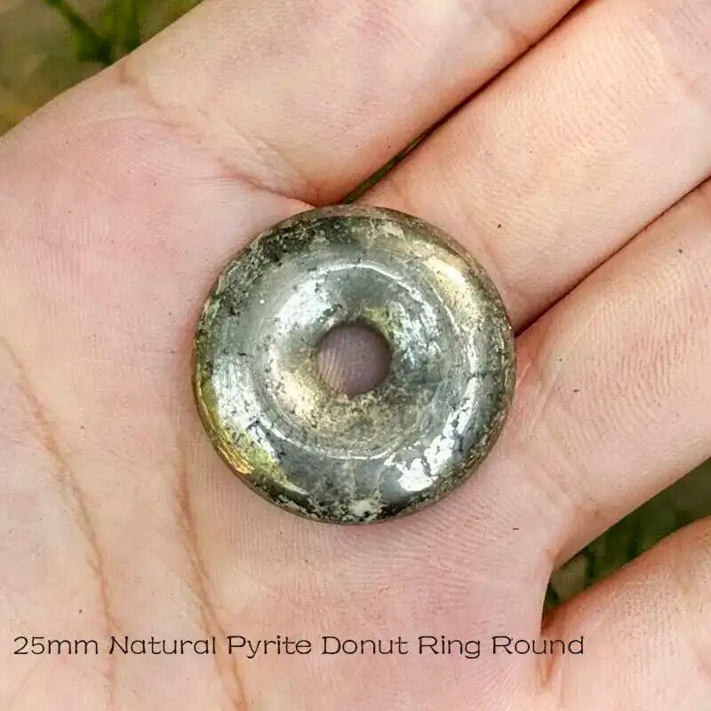 Бусины из пирита jbyzbsm круглые 25 мм 30 мм 25mm(1 Pcs)