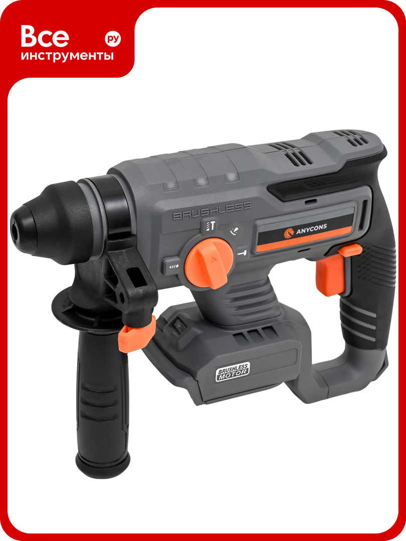 Аккумуляторный перфоратор Anycons SDS+ AC-H408 без аккумулятора 5093493