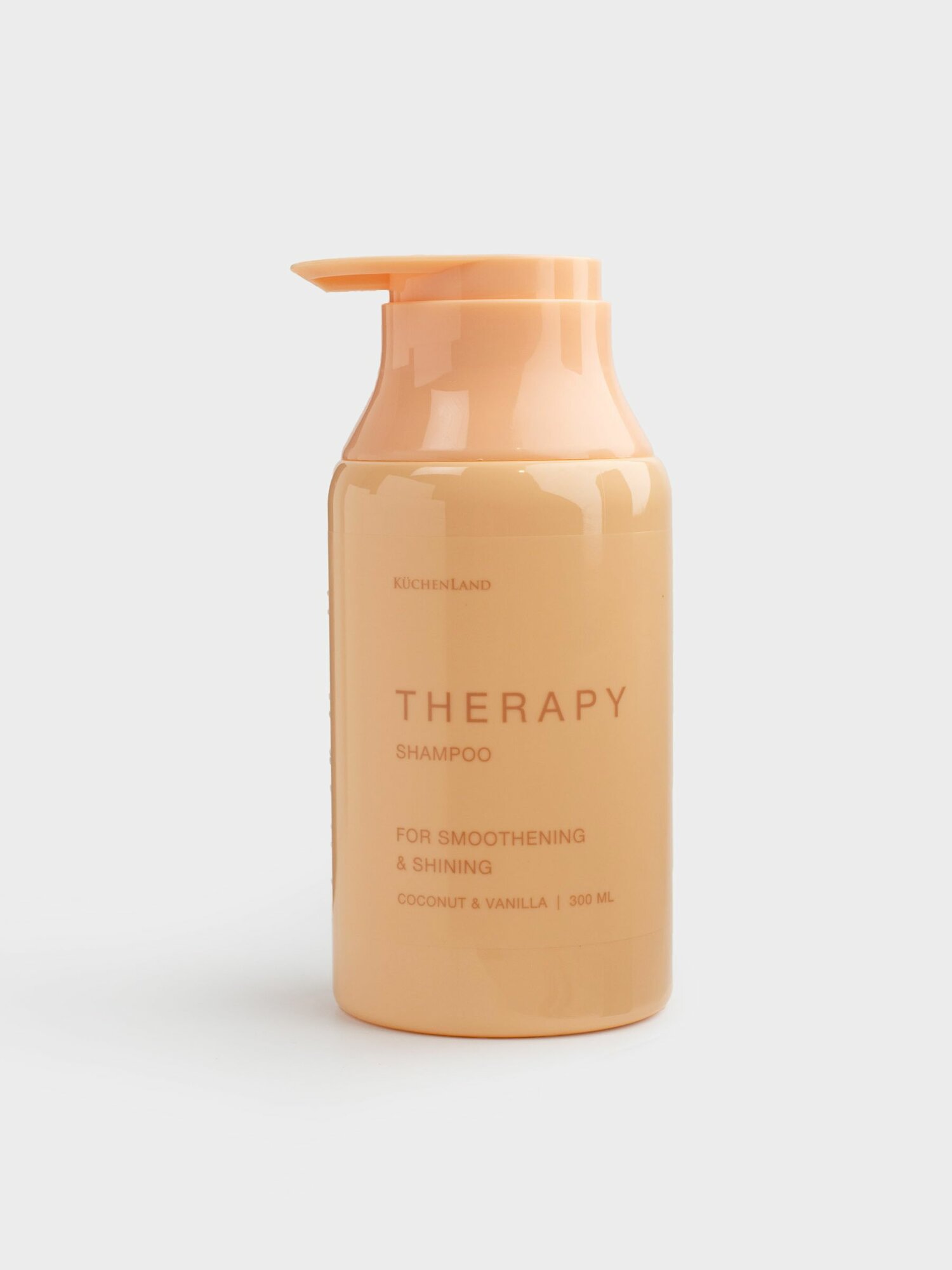 Шампунь, 300 мл, для мягкости и блеска волос, Кокос/Ваниль, Therapy, Kuchenland