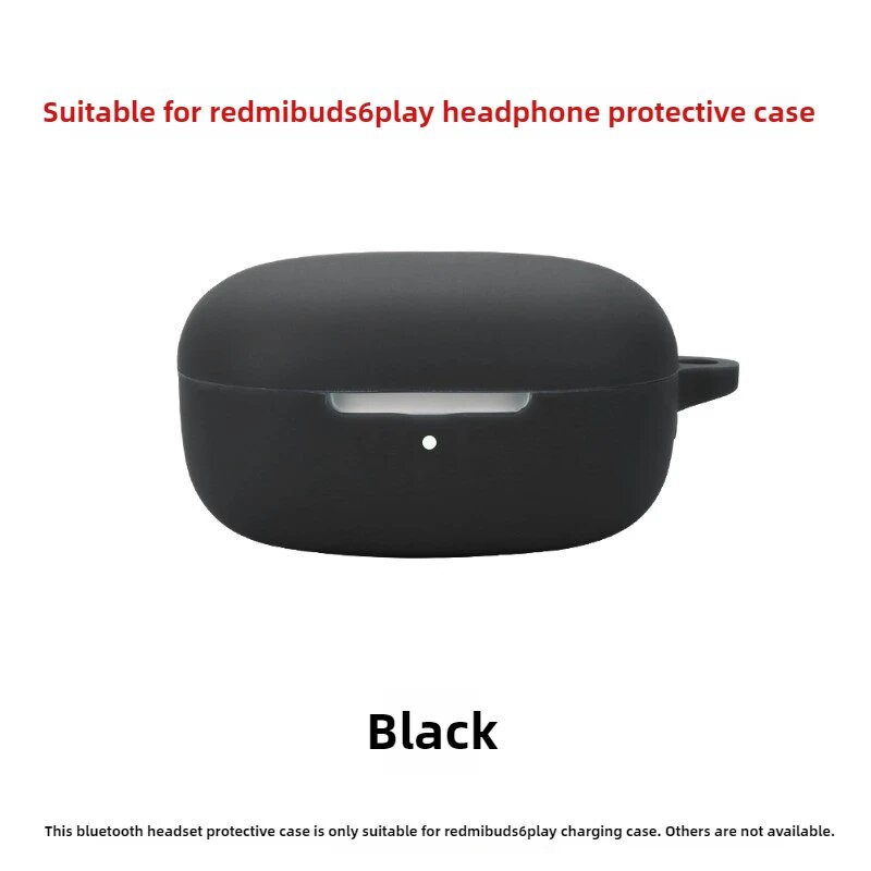 Силиконовый чехол для наушников Redmi Buds 6 Play, цвет в ассортименте