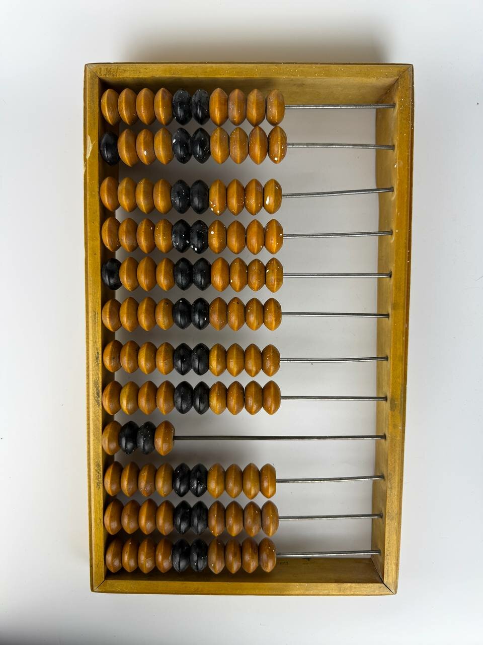 Счеты деревянные СССР, большие, 26,5 х 44 см.