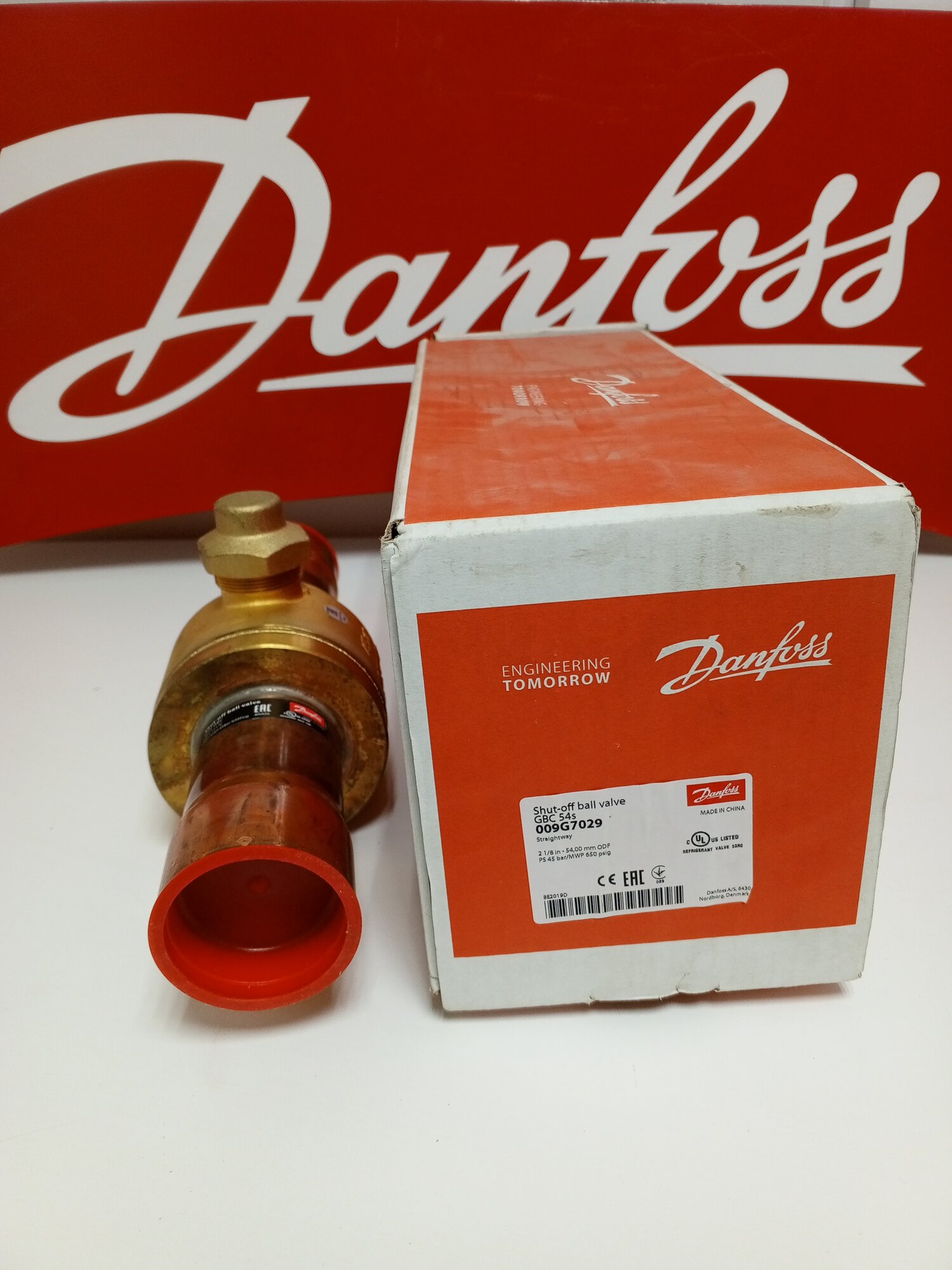 Запорный вентиль GBC 54s (009G7029) Danfoss GBS 54S 2 1/8 009G7029