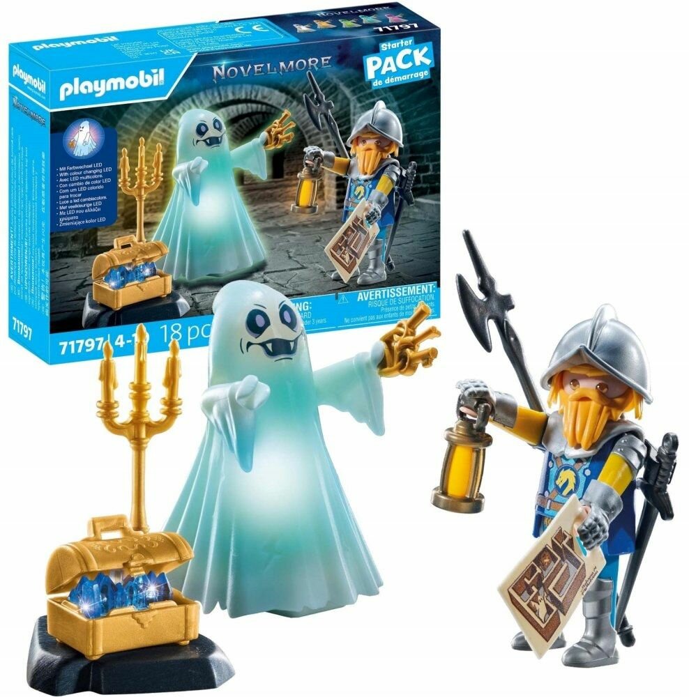 Конструктор Playmobil Novelmore - Призрак и рыцарь Новелмора - Плеймобиль 71797