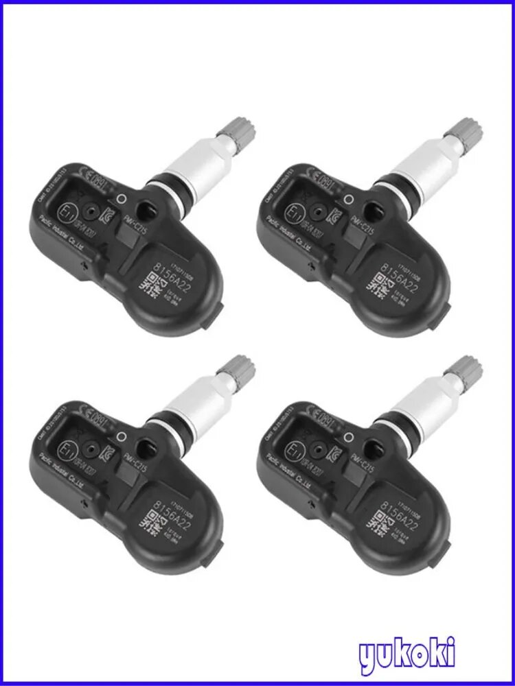 Датчик давления в шинах автомобиля, 4 шт, TPMS 42607-48020 совместим с C- Pacific PMV-C215 LS500H LX570 RX450H