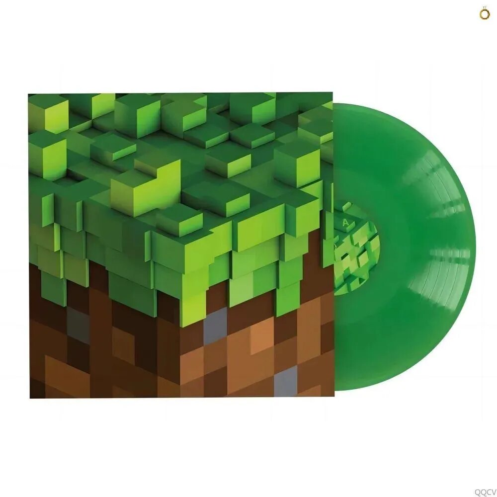 Виниловая пластинка "Minecraft - Volume Alpha" (C418) Зеленый прозрачный винил, лимитированное издание