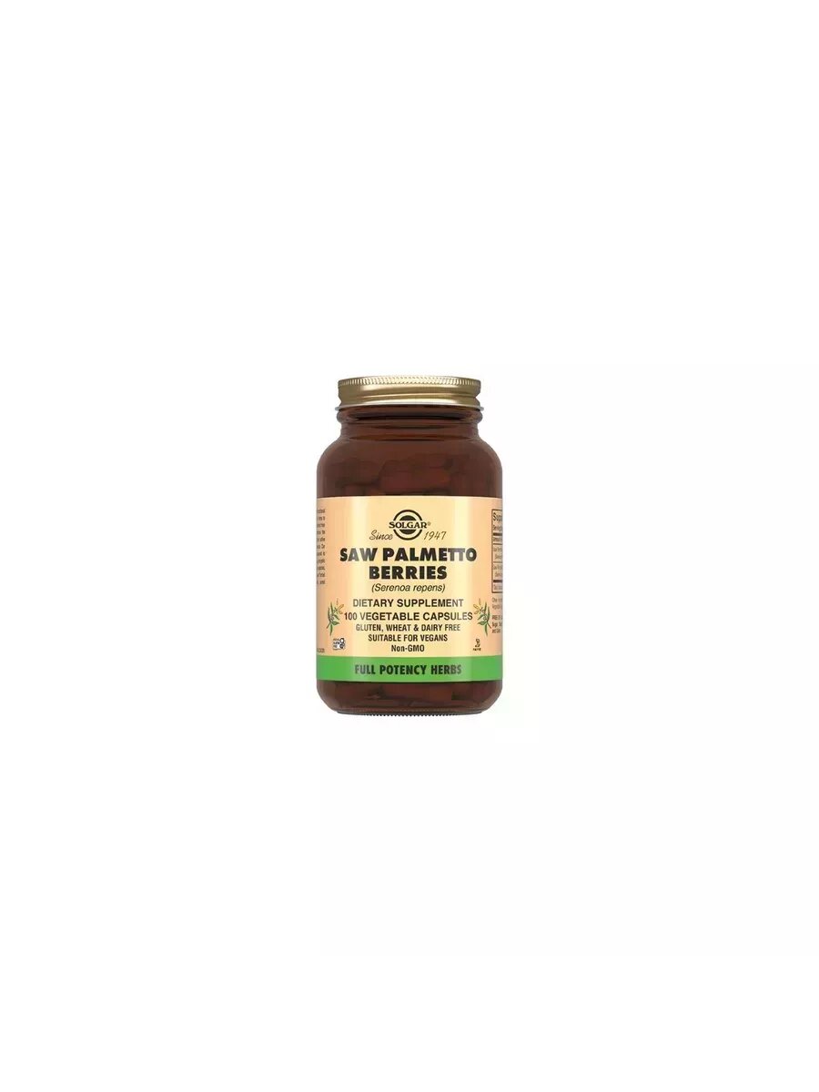 Солгар ягоды со пальметто 100 шт. капсулы массой 639 мг