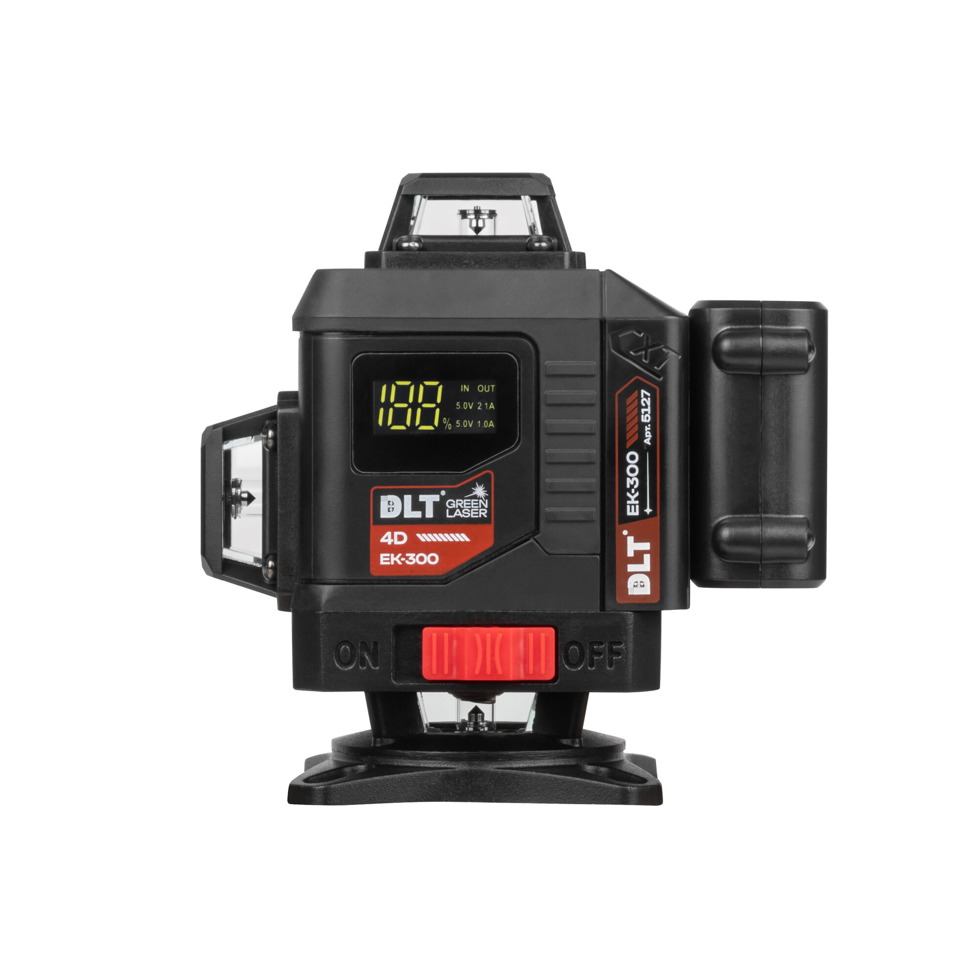 Нивелир лазерный DLT EK-300, 2 вертик. и 2 горизонт. линии, дальность 40м, арт.5127