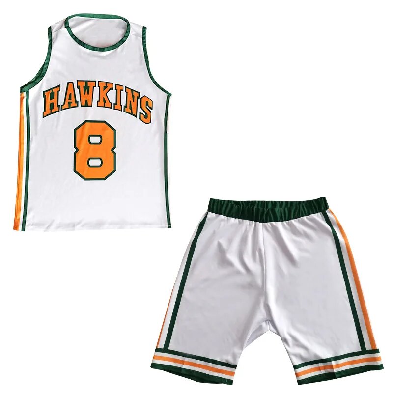 Костюм баскетбольный "Hawkins" #8, белый