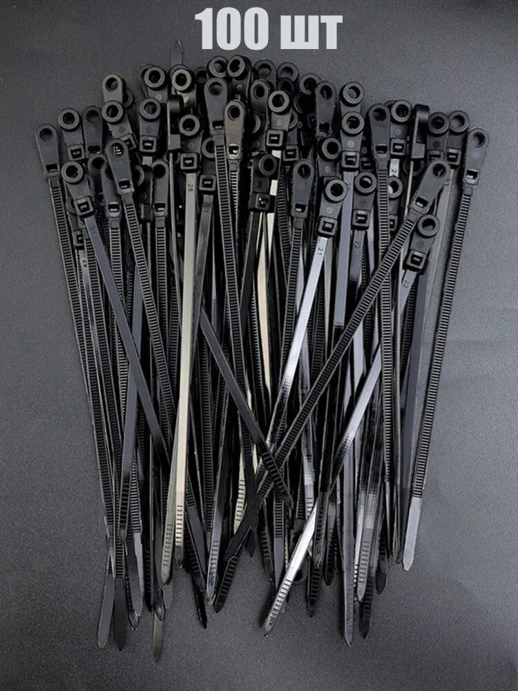 Стяжка, 100 шт, Пластик