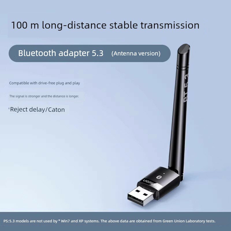 Bluetooth-адаптер Greenlink 5.3, передатчик и приемник для настольного компьютера, портативного компьютера, внешних