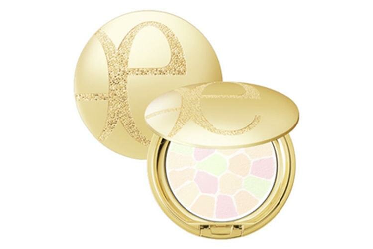 Пудра-мозаика женская Elégance E Big Cake, оттенок #6, медового оттенка, 8.8г