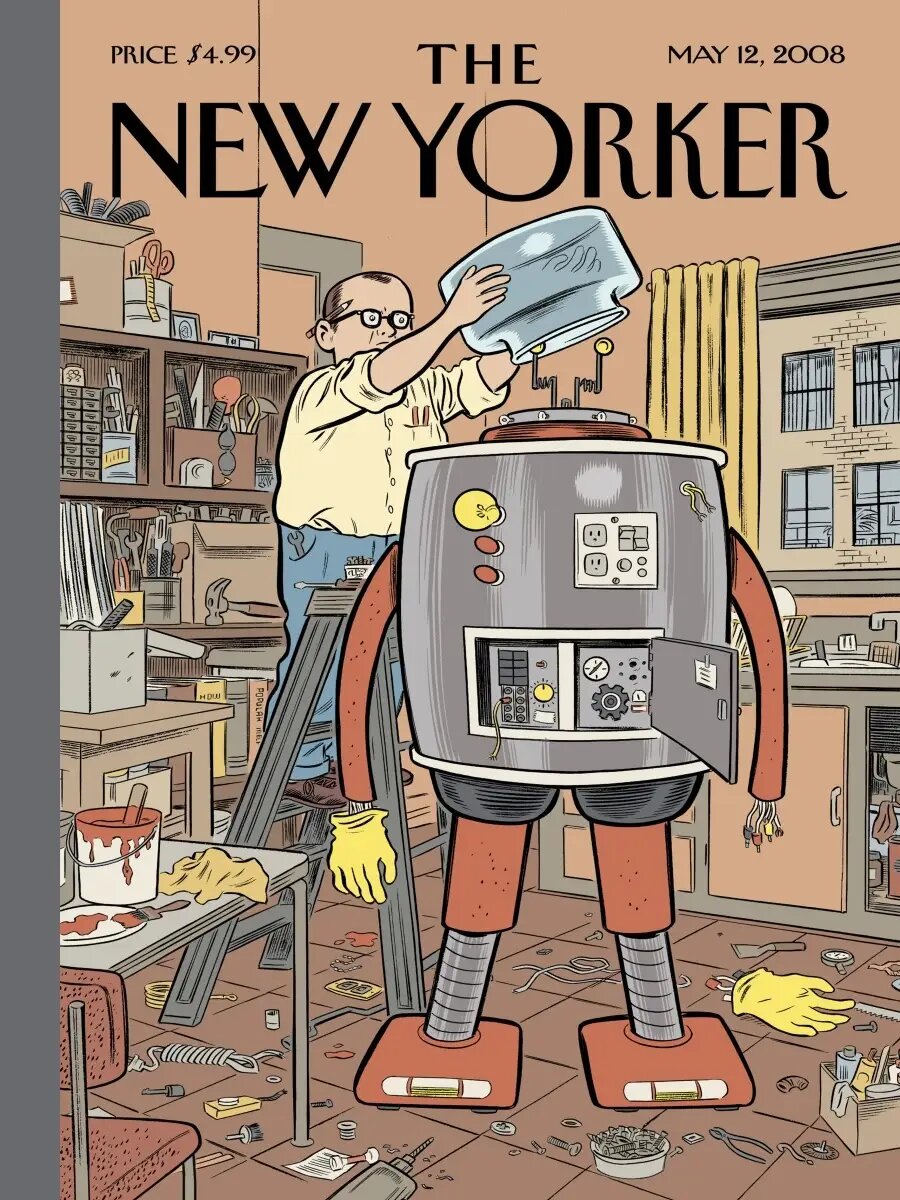 Постер Нью Йоркер май New Yorker, 40 x 50 см (без полей), бумага, без рамы — фото 1