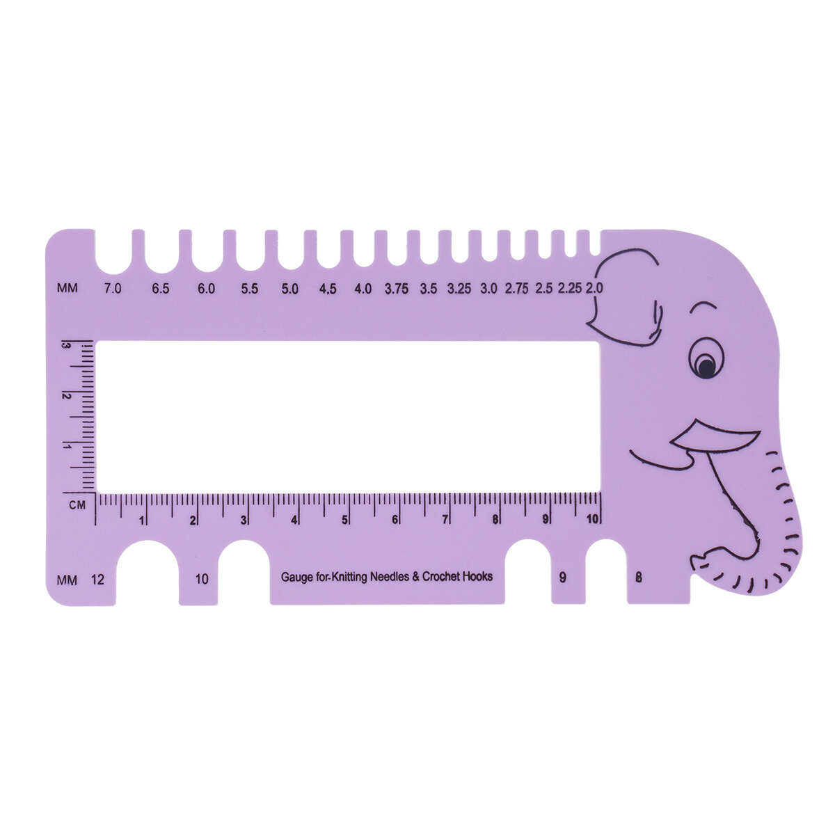 Линейка для определения размера спиц 15×7,5 см, 4AL-068, пластик