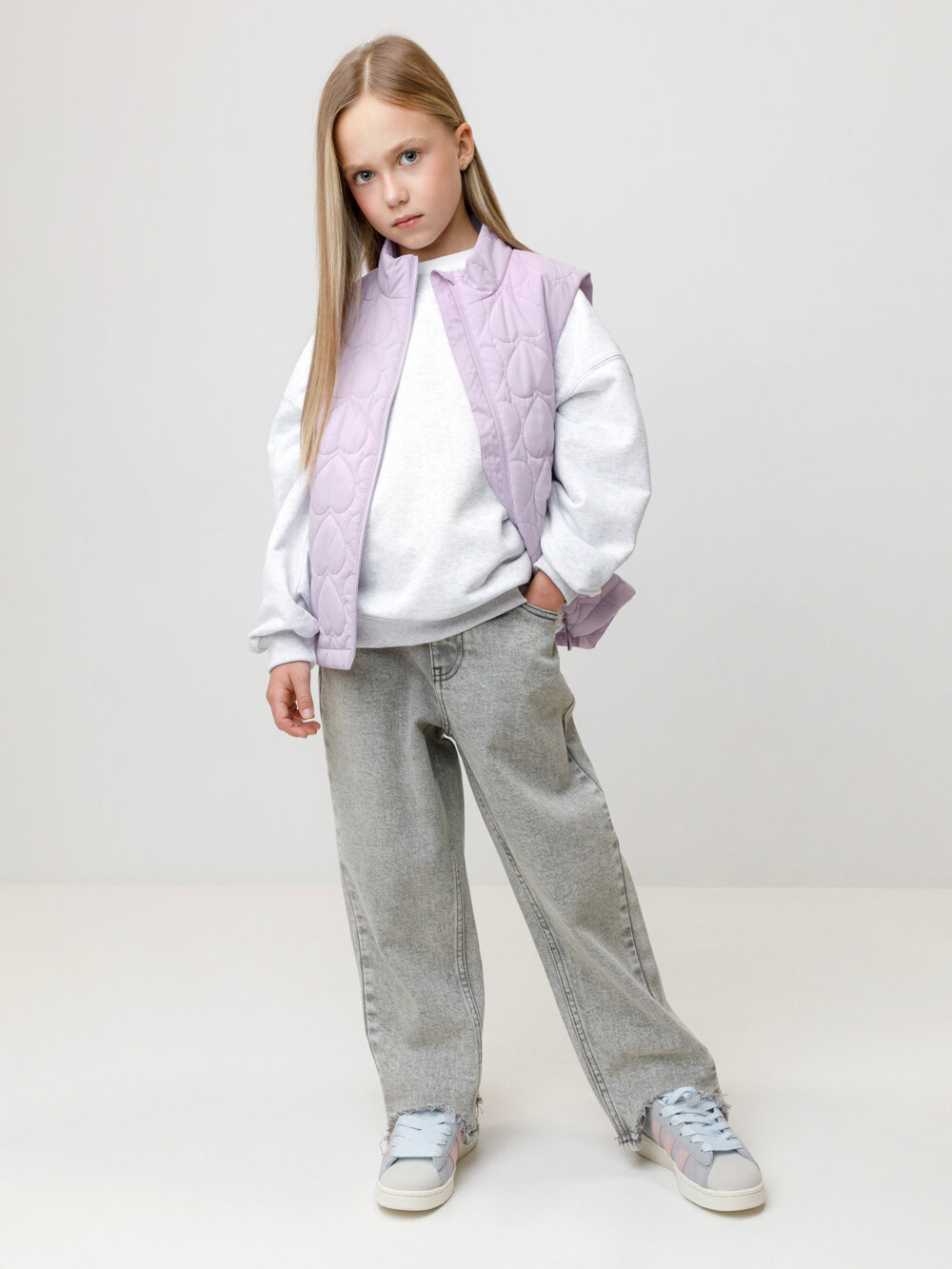 Жилет утеплённый утепленная жилетка для девочки, демисезон