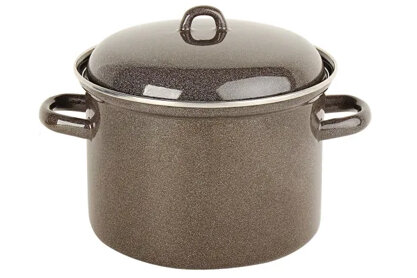 Кастрюля эмалированная 3 л с крышкой для индукции и плиты, Лысьвенские эмали