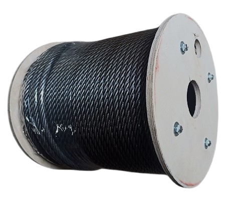 Трос для КМУ 8мм, 51м. Не раскручиващийся. Аналог оригинальному.