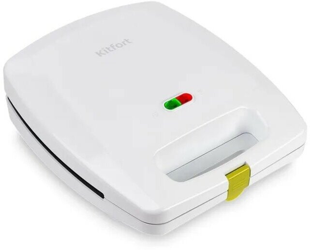 Kitfort Вафельница электрическая Kitfort КТ-1670, 1400 Вт, венские вафли, белая