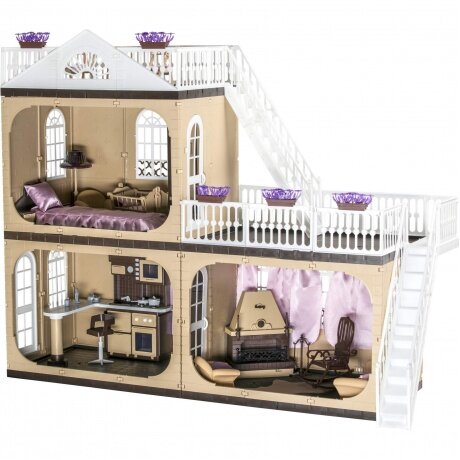Кукольный домик Огонек Коттедж С-1292