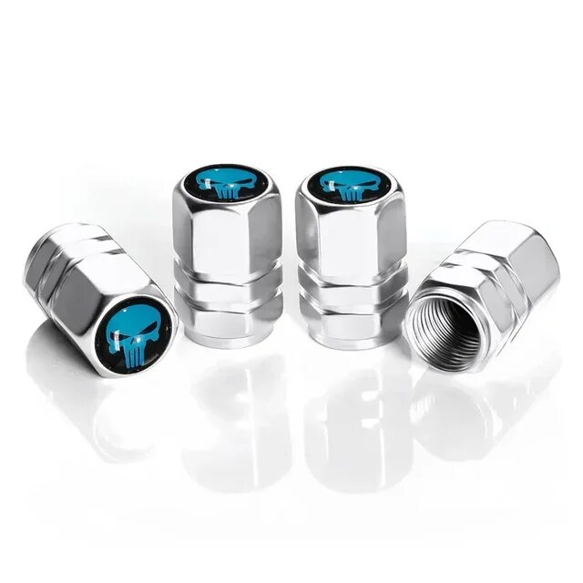 Алюминиевые Колпачки Для Ниппелей Автомобильных Шин, Заглушки Для Вентилей Колес, Колпачки Silver-M