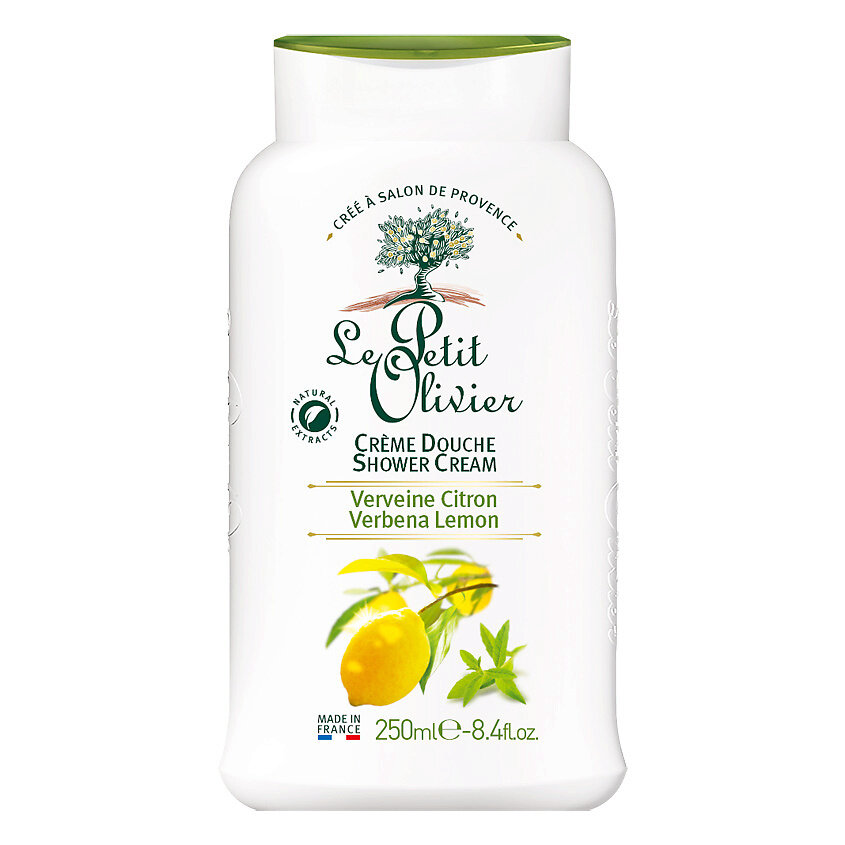 LE PETIT OLIVIER Крем для душа нежный Вербена-Лимон Verveine Citron Crème Douche, 250 мл