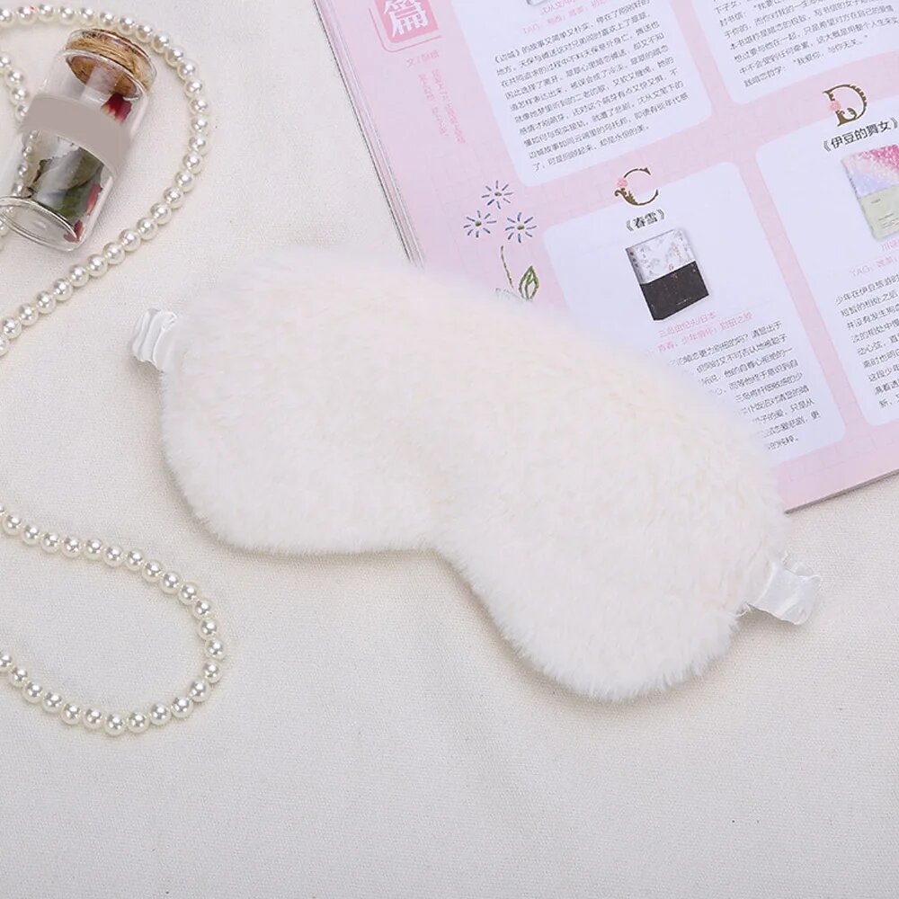 Плюшевая маска для сна HDRSMTMED Beige