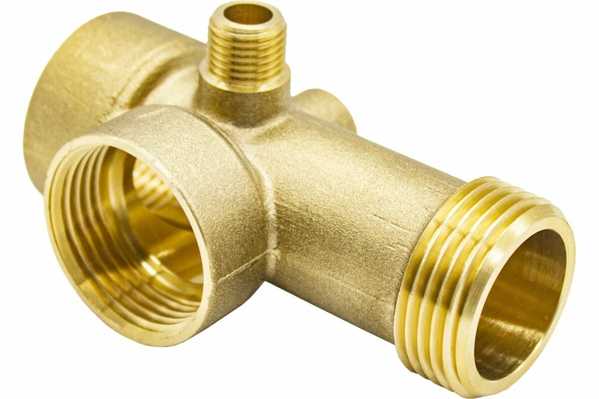 Штуцер пятивыводной пятиходовой пятерник для гидроаккумулятора