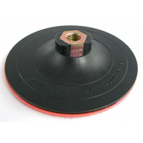 Круг шлифовальный MD-STARS 125мм для дрели и УШМ резиновый, с липучкой