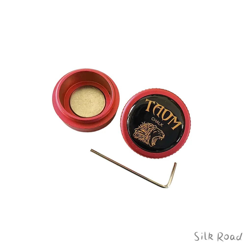 Металлический держатель для хранения бильярдного мела TAOM с шестигранным ключом