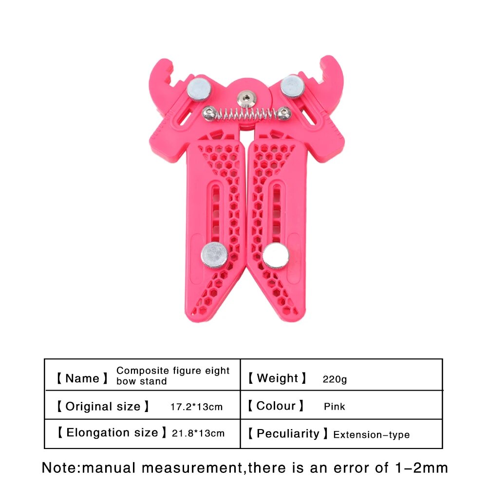 9-цветная регулируемая подставка для лука Розовый, Розовый