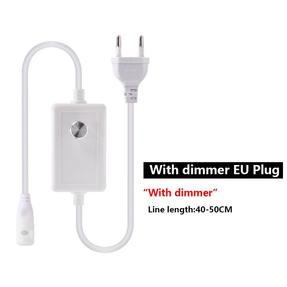 Регулируемый диммер COB светодиодной ленты 220-240В With Dimmer EU Plug