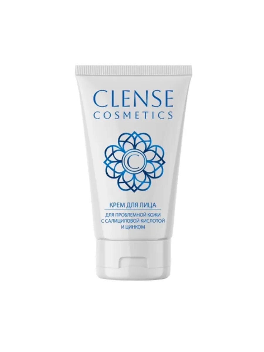 Clense Cosmetics Крем для проблемной кожи лица, с салицилово