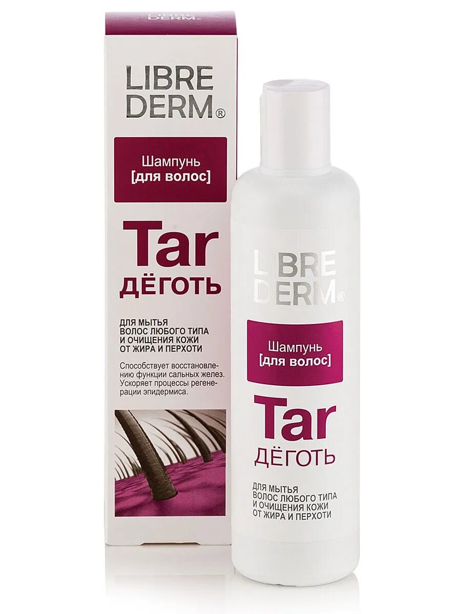 Librederm Шампунь Деготь, шампунь, 250 мл, 1шт.
