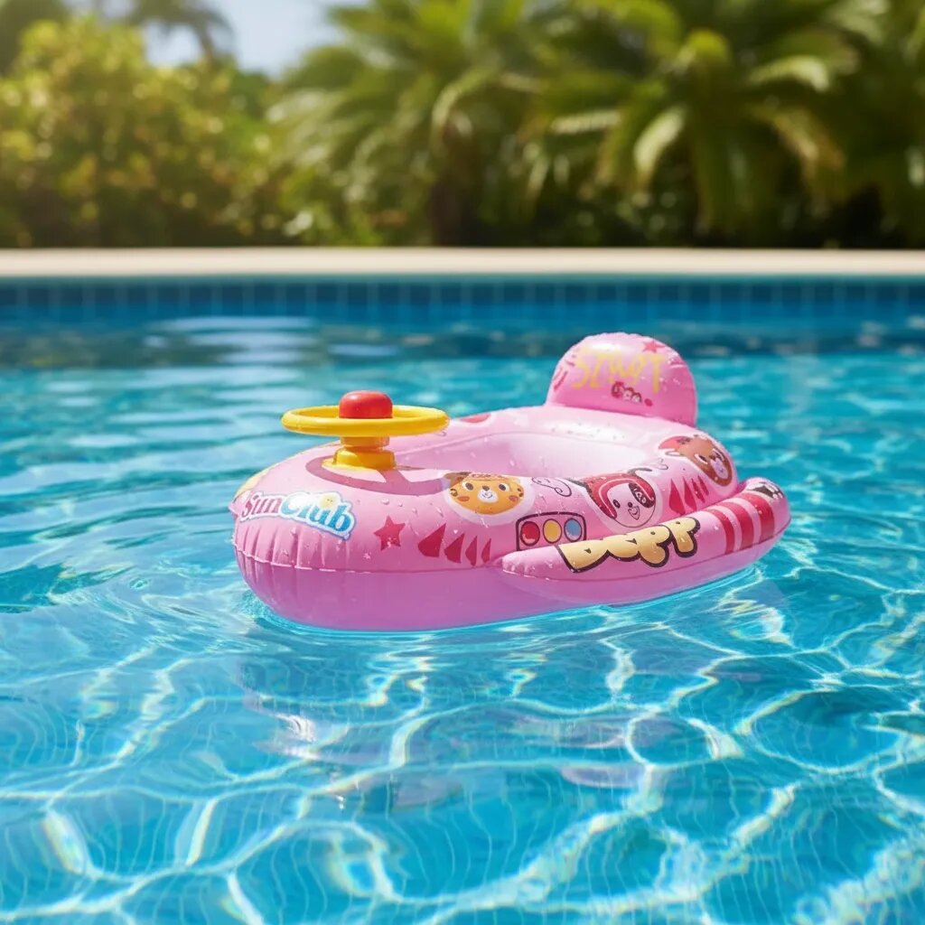 35286 Jilong плотик надувной 73х75см 1,5-3г. розовый