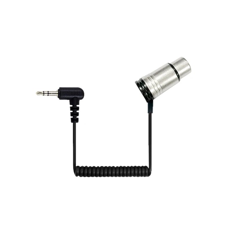 Аудиокабель 3.5 мм TRS на XLR 3-pin, черный