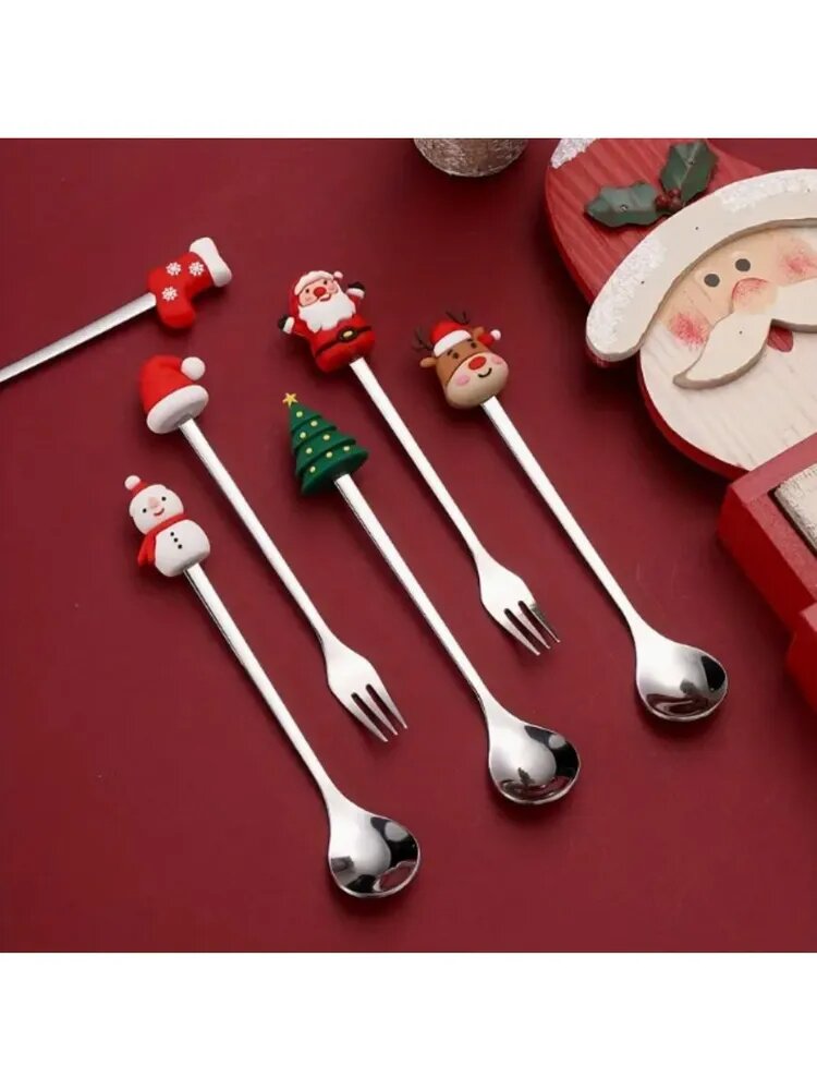 Самостабилизирующаяся ложка 1 предм. золотой, бордовый