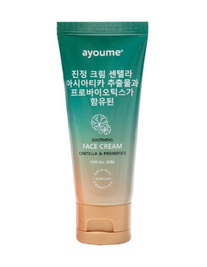 [AYOUME] Крем для лица успокаивающий с центеллой азиатской и прибиотиками Soothing Cream Centella & Probiotics, 70мл
