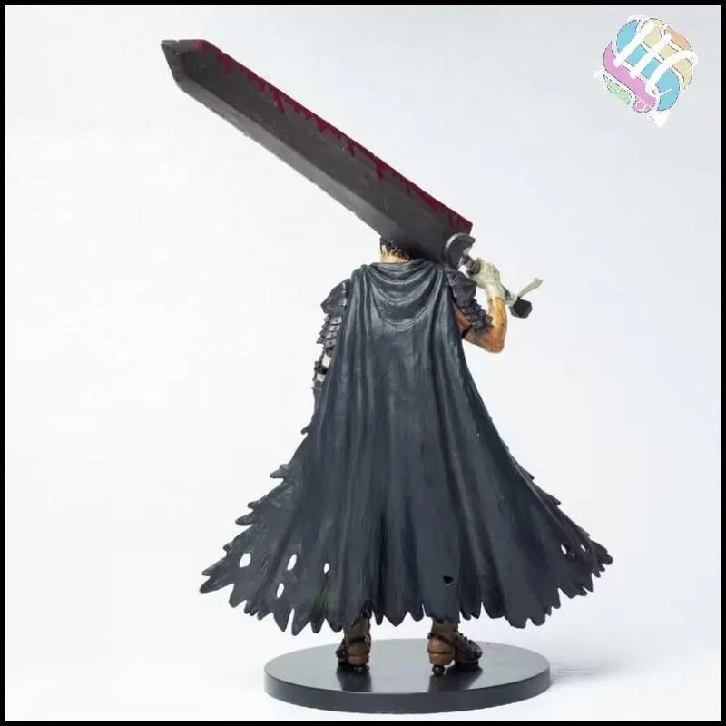 Фигурка Берсерк Гатс, Черный мечник / Berserk Guts, Black Soldier (21см) Фигурка из ПВХ для коллекционеров, возраст 14+ — фото 1