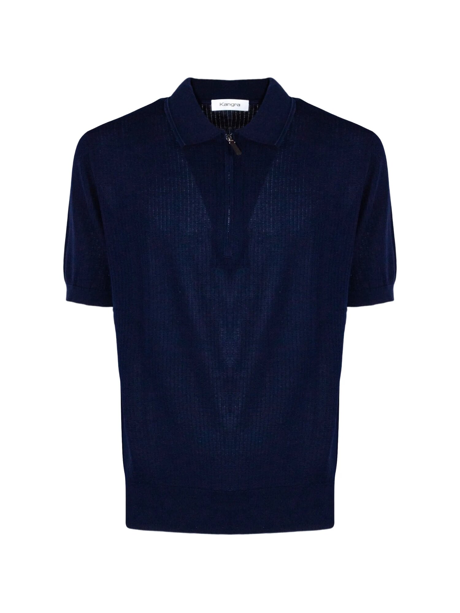 Рубашка Zip knitted polo shirt