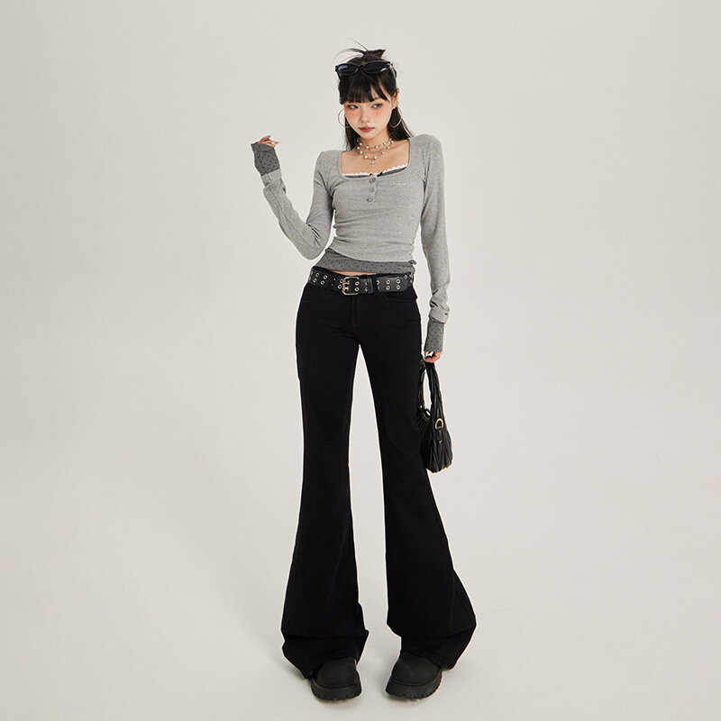 LI Mall Унисекс джинсы смоченные рваные рваные для тренажера и танца деним