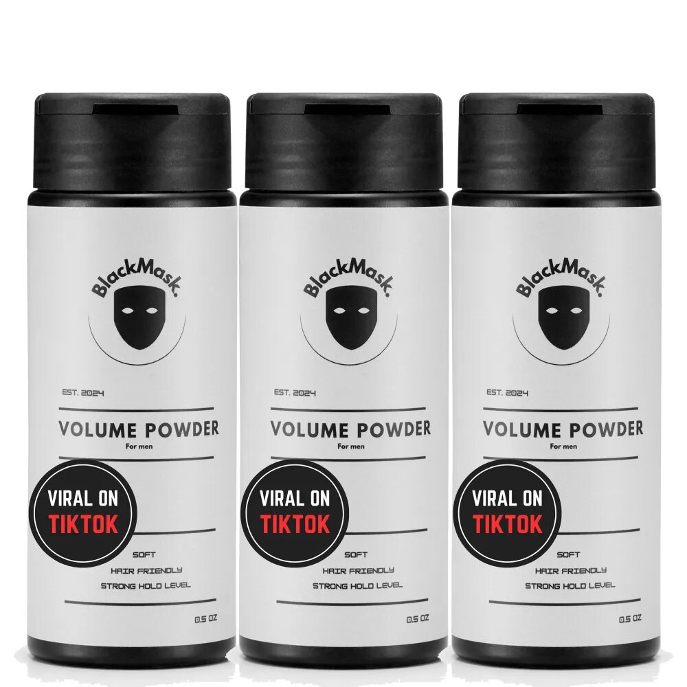 Black Mask Пудра для укладки волос Volume Powder для мужчин 90 мл для объема