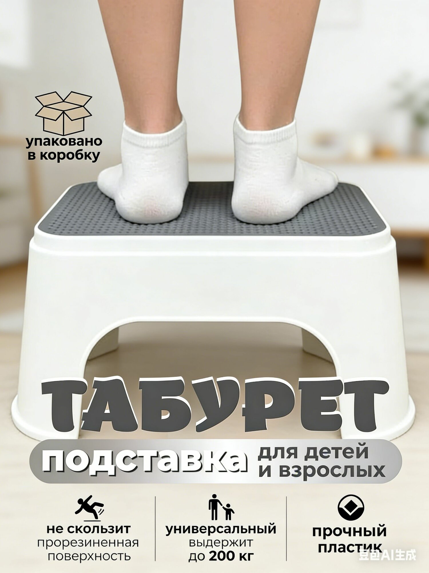 Детский стул 25x33 см с мягким сиденьем — для еды, игр и учёбы, устойчивый стул для детей 2–6 лет, нагрузка 40 кг