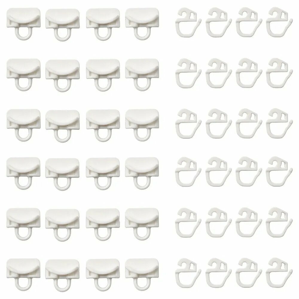 IKEA VIDGA Набор рулетки и крючков белый