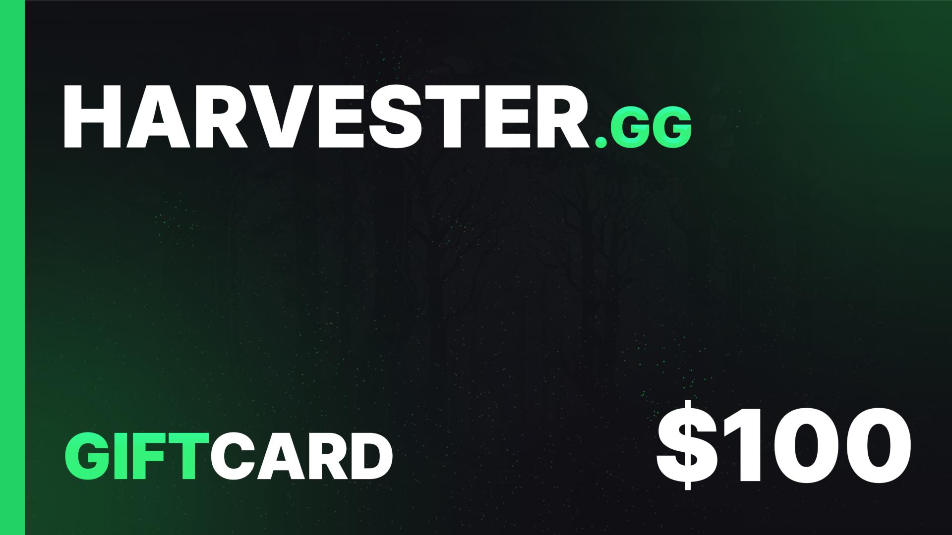 Harvester.GG $100 Подарочная карта | купить цифровой ключ для активации в России