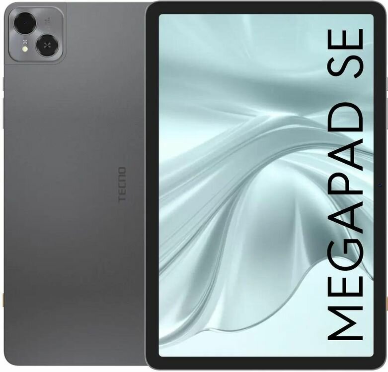 10.95" Планшет TECNO MegaPad 11 SE T1102 8/128 GB 685 4G, 1920 x 1200, 90Гц, Android 15, серый T1102 8+128 MOONDUST GREY