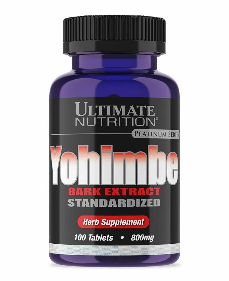 Ultimate Nutrition Yohimbe Bark Extract 800мг 100 табл.