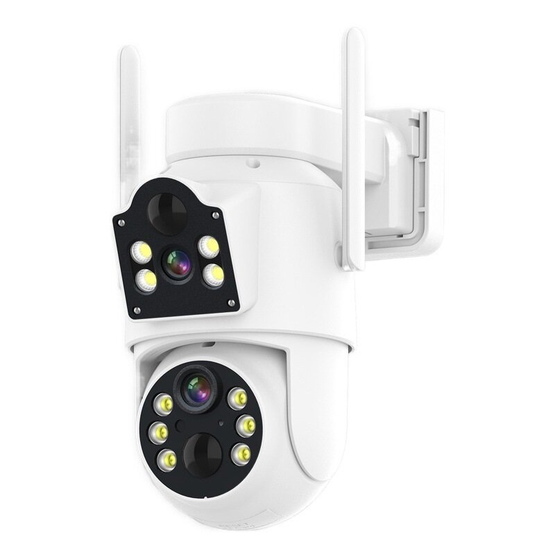 Солнечная бинокулярная камера с низким энергопотреблением, водонепроницаемая, с шаровым соединением, купольная машина для наблюдения icsee 2